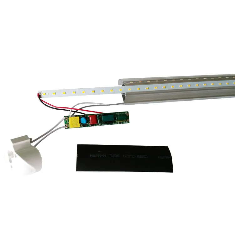 DC/AC 9 36V 4ft Led Tube Lights T8 18w Double Row Integrated 12v 36v ...