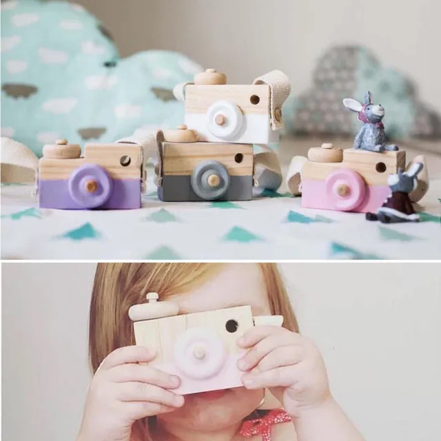 DHgate.com:Wooden Toy Camera Creative Toy Neck Photography Prop Decor ...