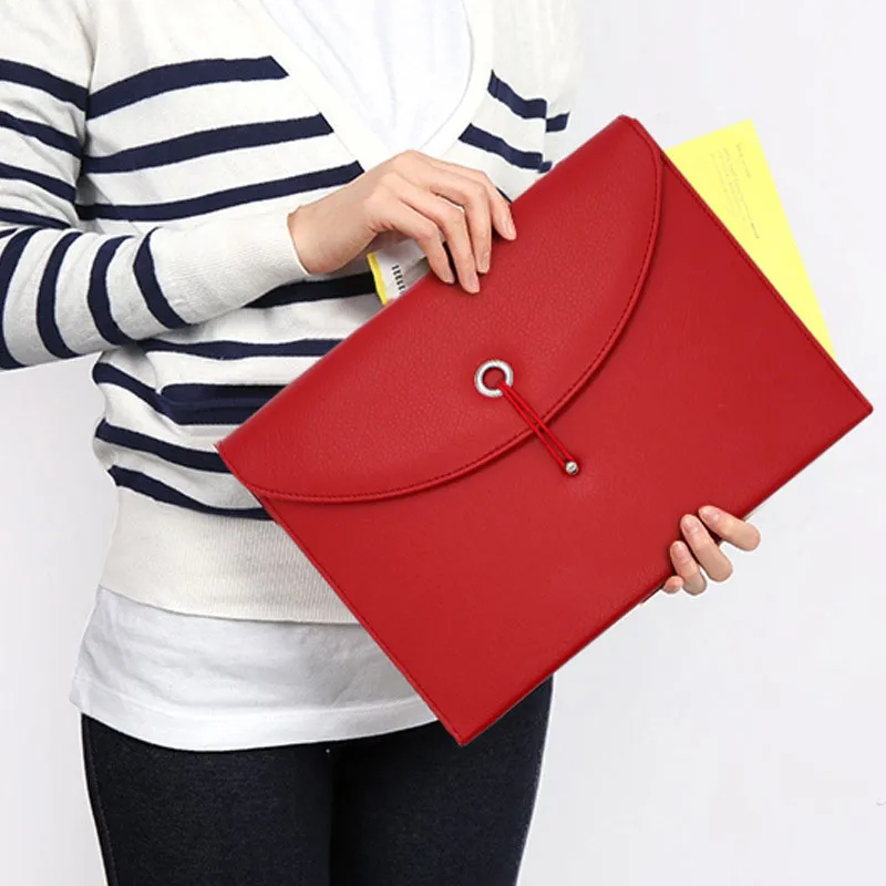 Wholesale Fashion PU Leather File Bag Document Bag 33*24.7*4.5cm ...