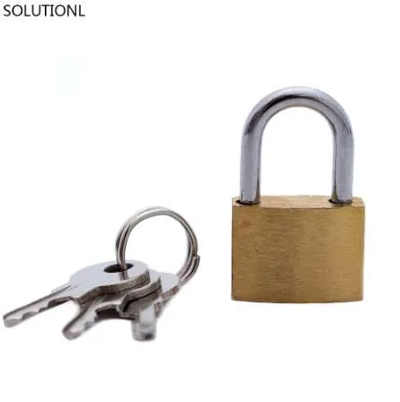 Mini Copper Padlock - 20mm Small Lock for Luggage, Jewelry Box, Diary ...