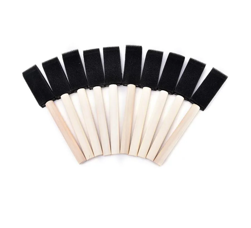DHgate.com:Foam Sponge Brushes with Wooden Handles for Art and Craft ...