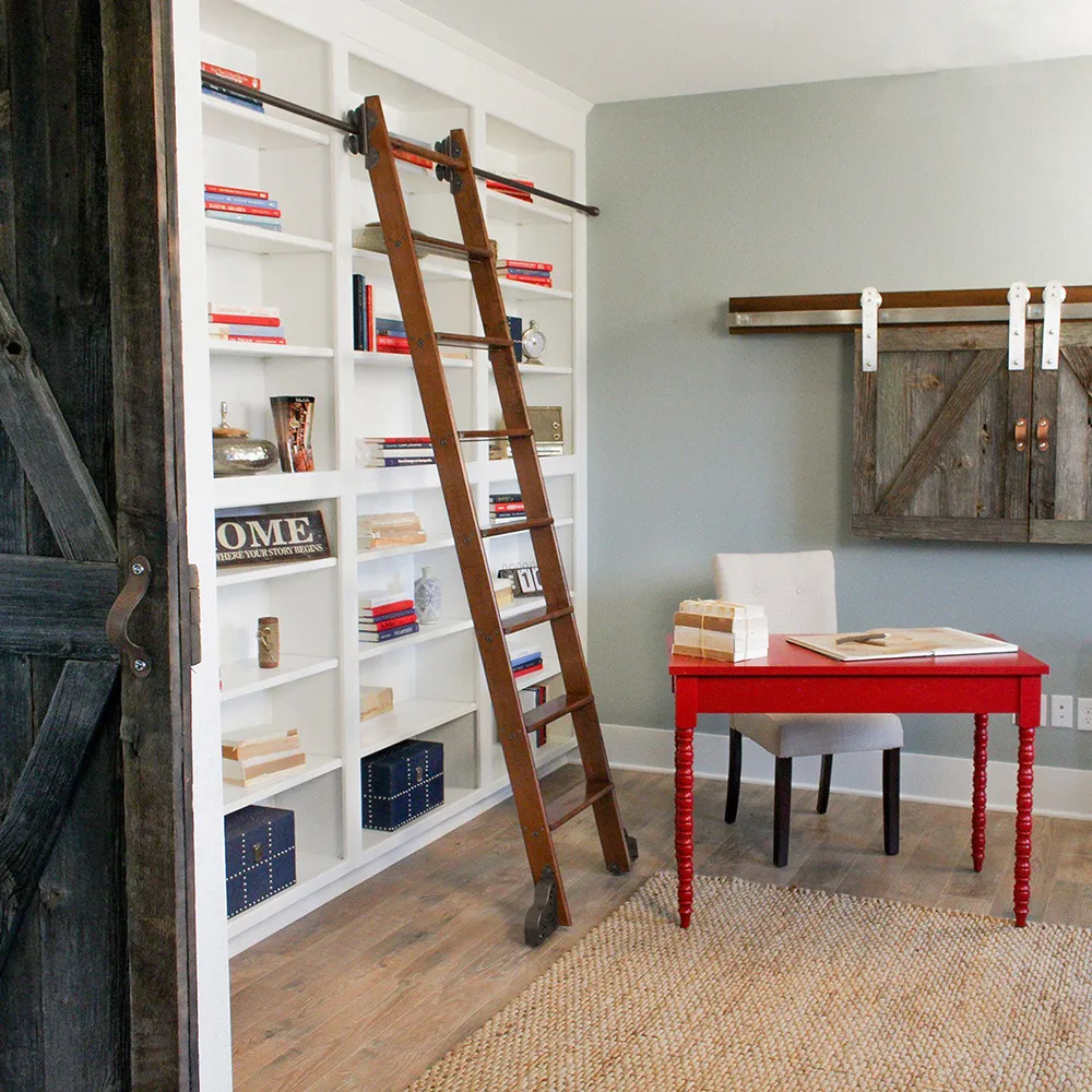 DHgate.com:Serene Rolling Ladder Hardware Kit with 39 Round Track Rail ...