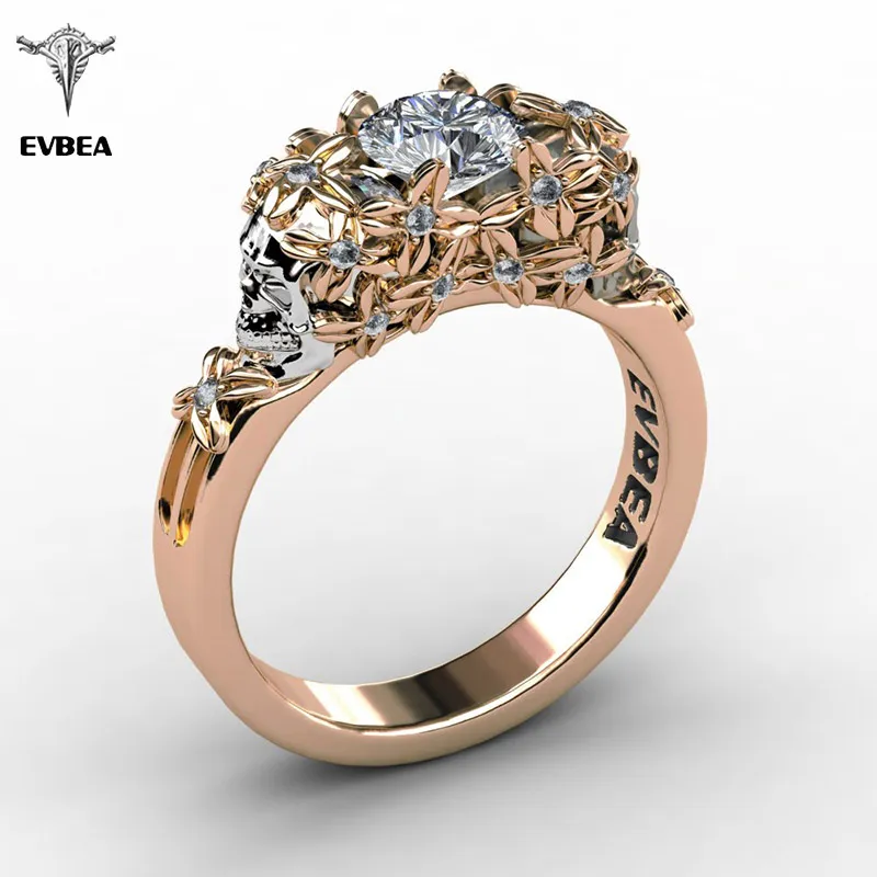 Evbea skull ring store