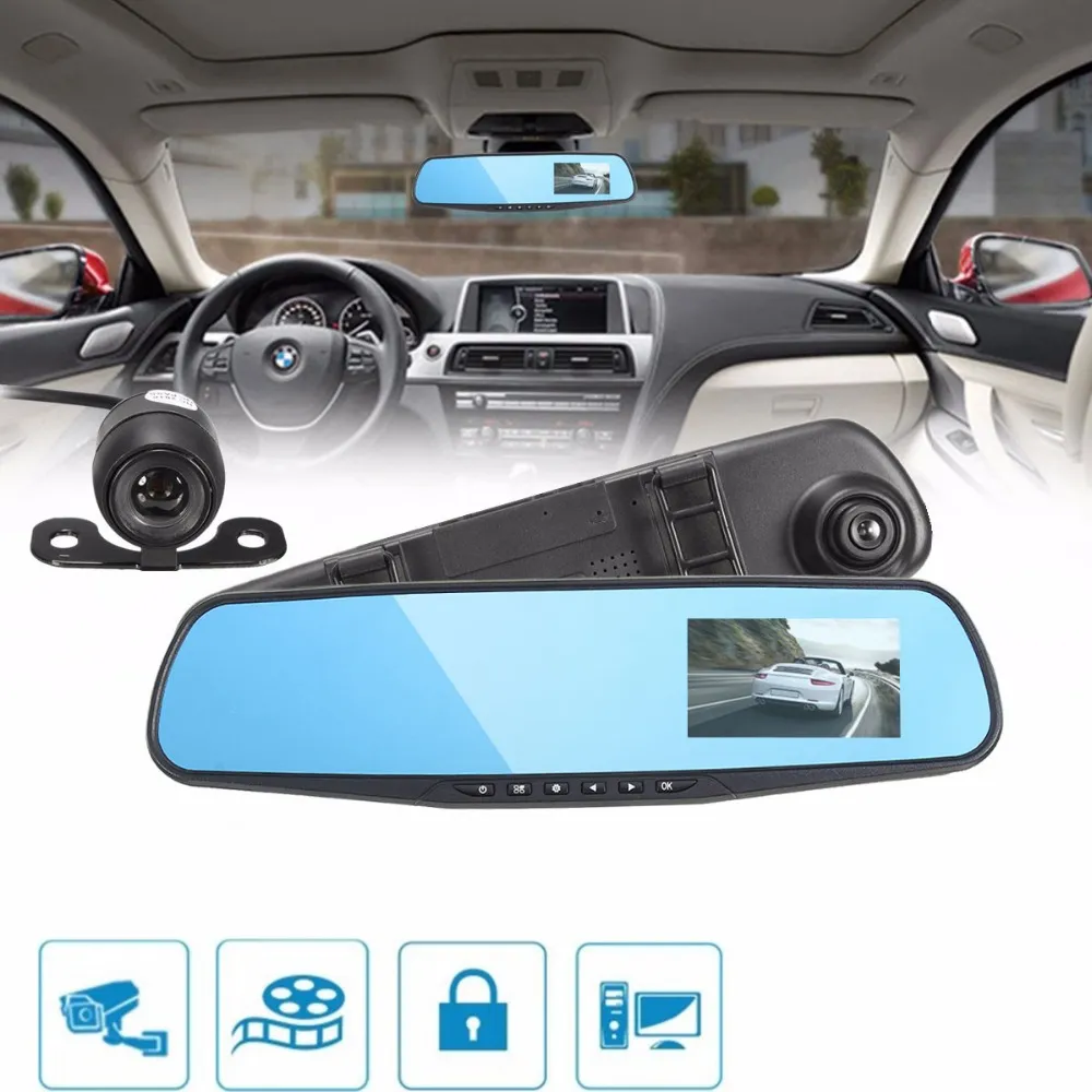 DHgate.com:3.8 Inch 1080P HD 140° Angle Night Vision Car Rear View ...