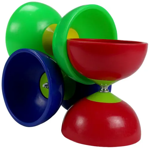 Professional Diabolo Bearing Set: Durable Plastic Red And Blue Kongzhu ...