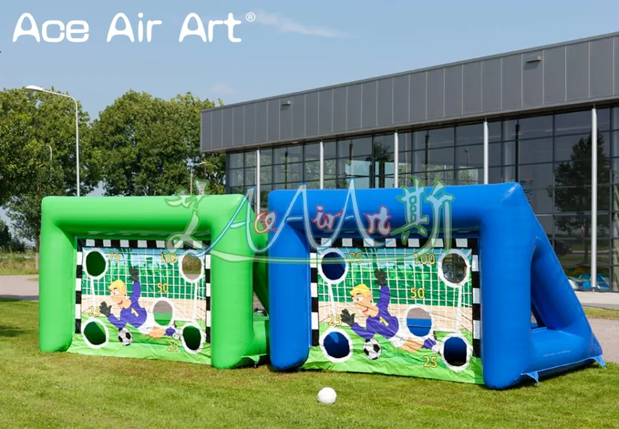 Inflatable Bubble Soccer Target Game: Airblown Football Toss For Kids ...
