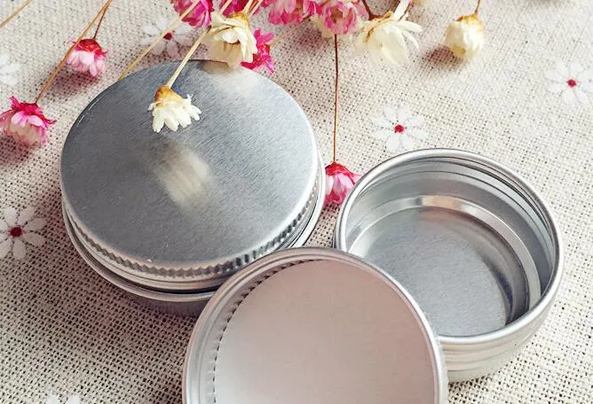 10ml Aluminum Balm Tins: 10g Cosmetic Jars With Screw Thread Perfect ...