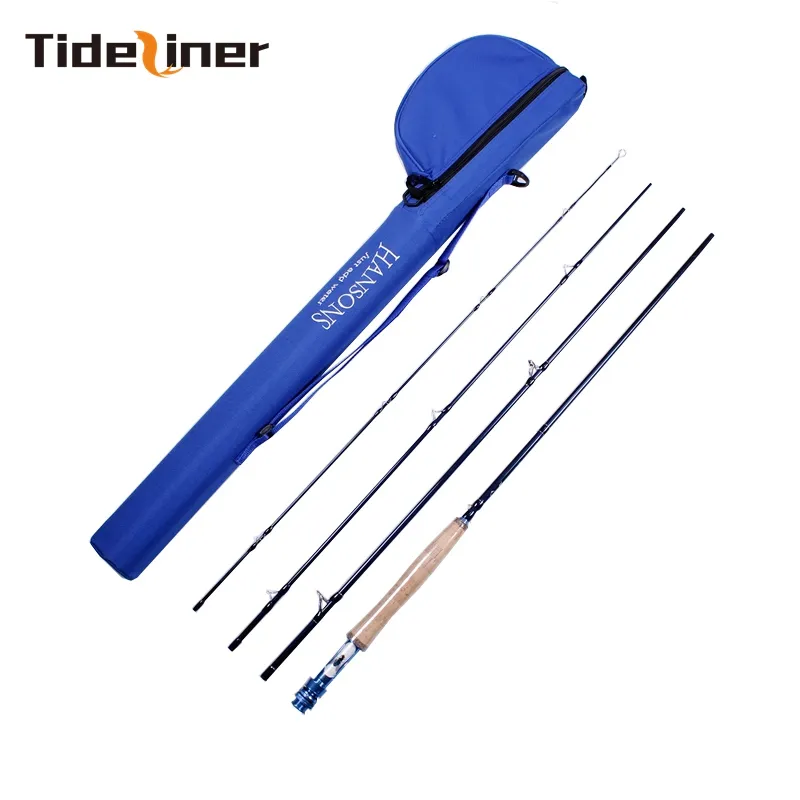Premium Fly Fishing Rod & Bag - 2.74m 5# Carbon Fiber, 4-Section Pole ...