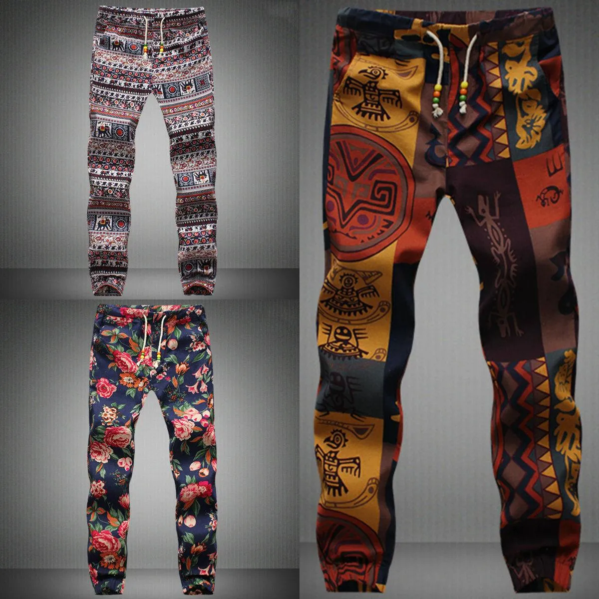 Mejor Precio En A Granel Nouvelle Arrivée Hommes Harem Pantalon Hippie