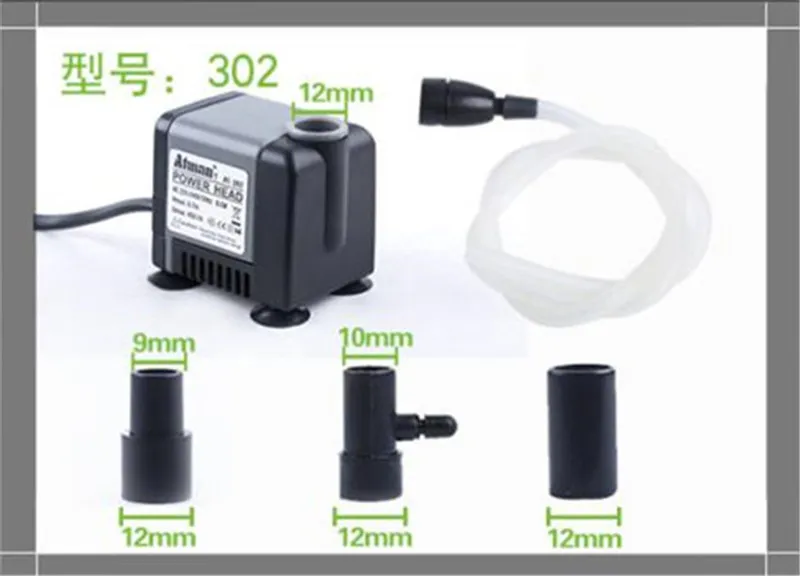 Atman AT 302 6.5W 450L / H Аквариум Fish Tank Водяной Насос Poweheader ...