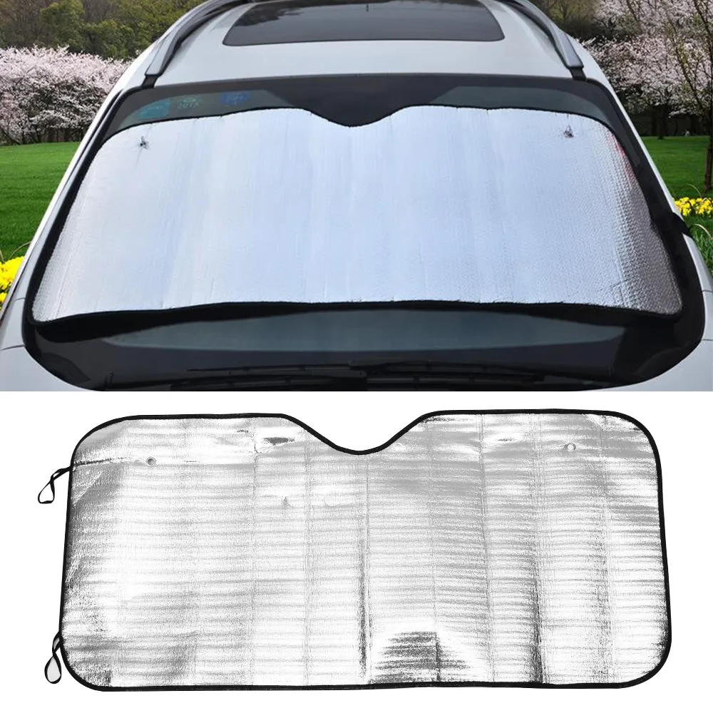 Windshield Covers For Cars Foldable Car Windshield Sunshade, Front And ...