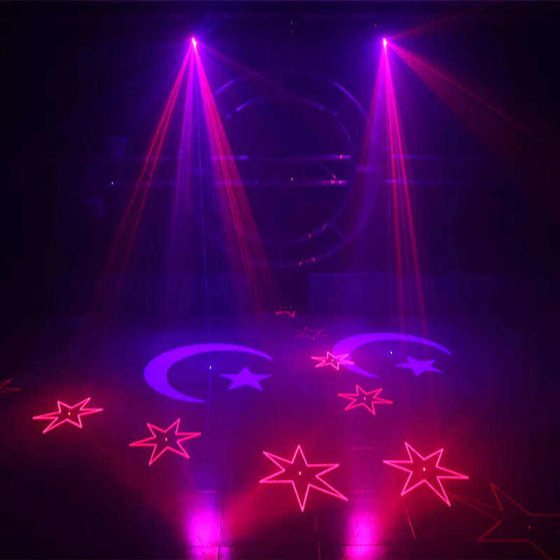 Mini 3 Heads RGB Moon Star Gobo Laser Shark Moving Beam Light DMX ...
