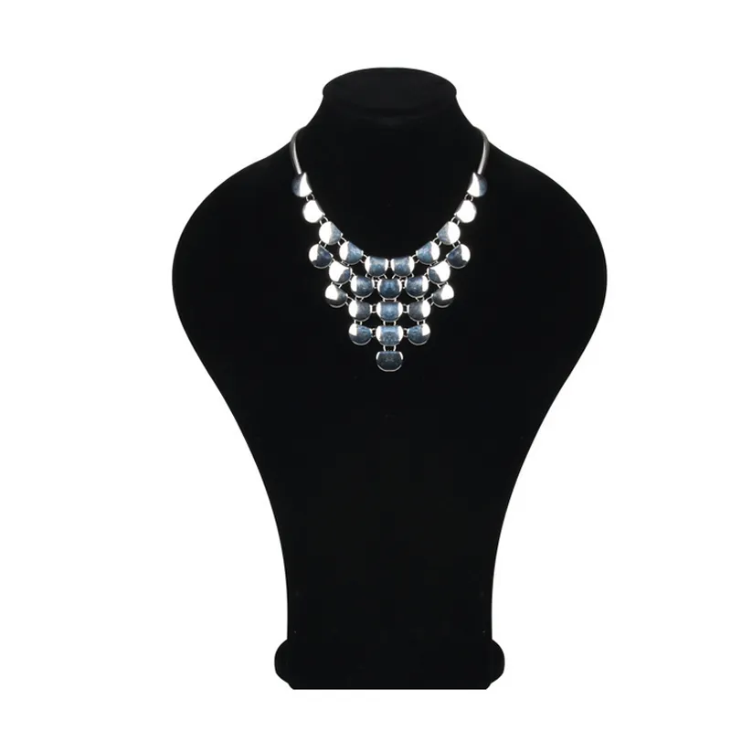Moda Collana Stand Gioielli Nero Modello Manichino Display Collana ...