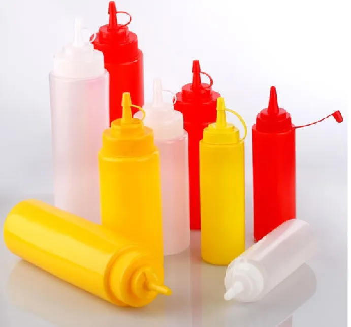 Botellas De Condimentos: Recipientes De Salsa De Plástico Para Aderezos ...
