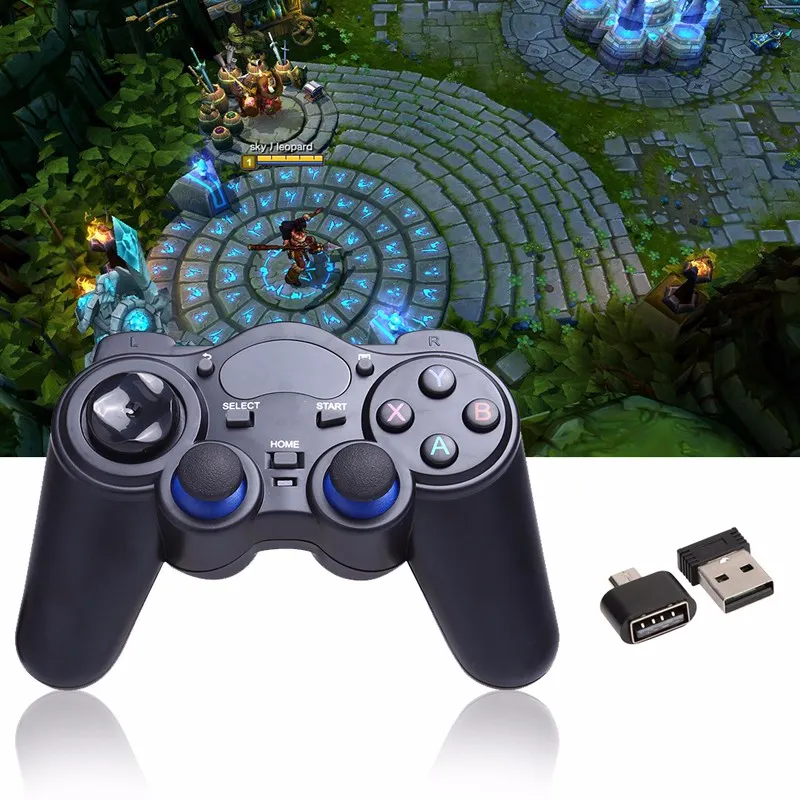 Wireless Computer Game Controller 2.4G Wireless Gamepad Joystick För PC ...