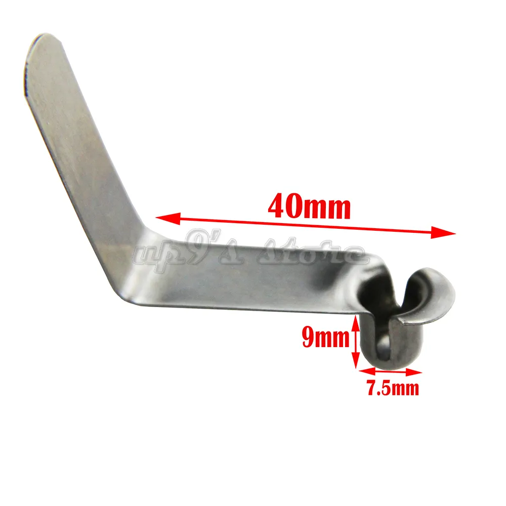 DHgate.com:100pcs Marine Grade Stainless Steel Spring Clips - 5/6/7.5mm ...