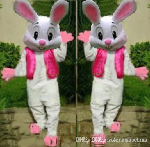 High Quality EASTER BUNNY Mascot Costume Bugs Rabbit Hare Cartoon ...