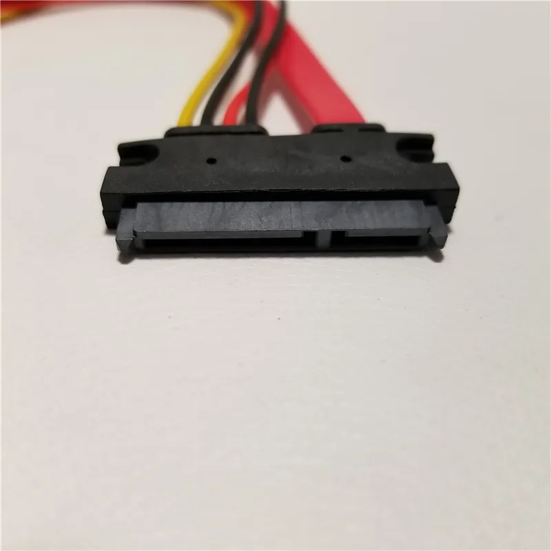 SATA Hard Drive Cables: 22Pin 7+15Pin SATA Data Power Cable Female To ...