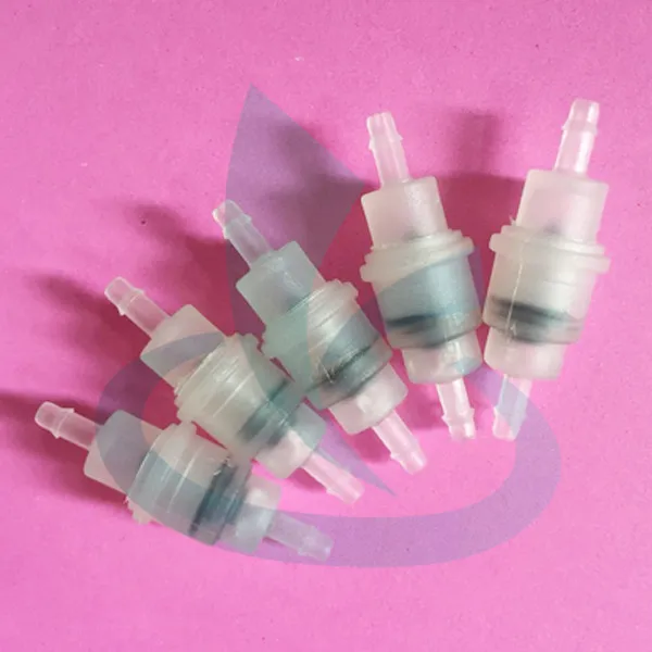 One Way Ink Valves For Flatbed Printers, Non Return Tube Male Valves ...