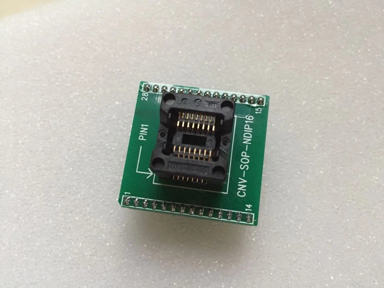 CNV SOP16 Burn In Test Socket 1.27mm Pitch IC Socket For SOP16P Chips ...