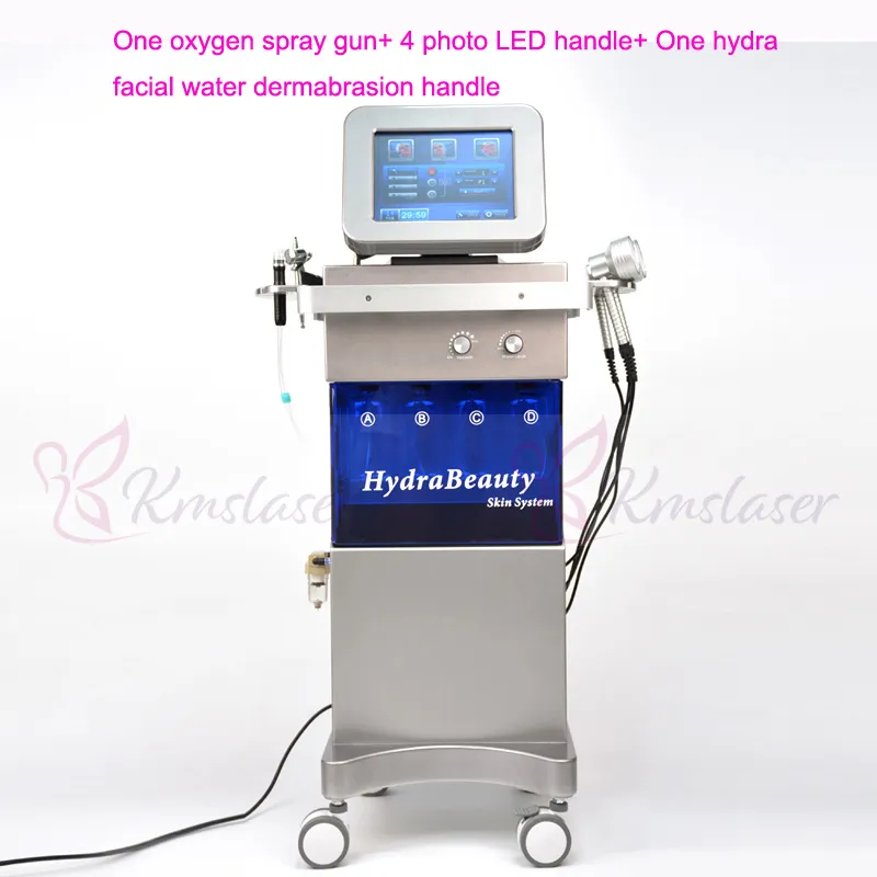 7 In 1 Oxygen Jet Peel Machine SPA16 Hydra Facial Spray Gun Hydro Water ...