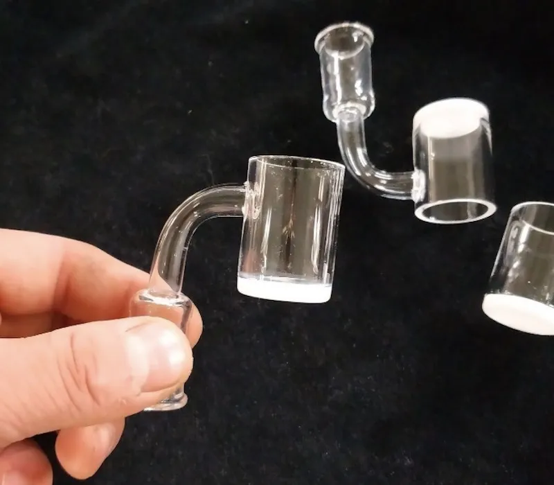 Hot Flat Top Banger Xl Quartz Banger 4mm Bottom Short Neck 25mm OD 10mm ...