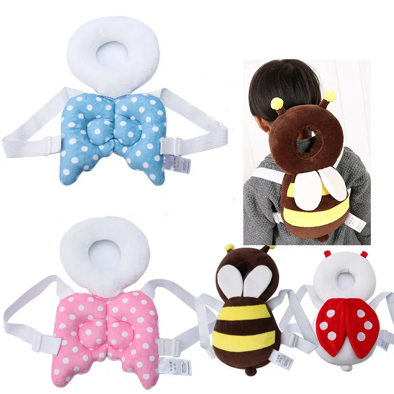 Infant Head Support Pillow Cute Wings Head Protection Pad, Soft ...