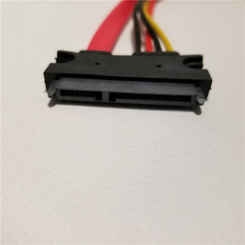 SATA Hard Drive Cables: 22Pin 7+15Pin SATA Data Power Cable Female To ...