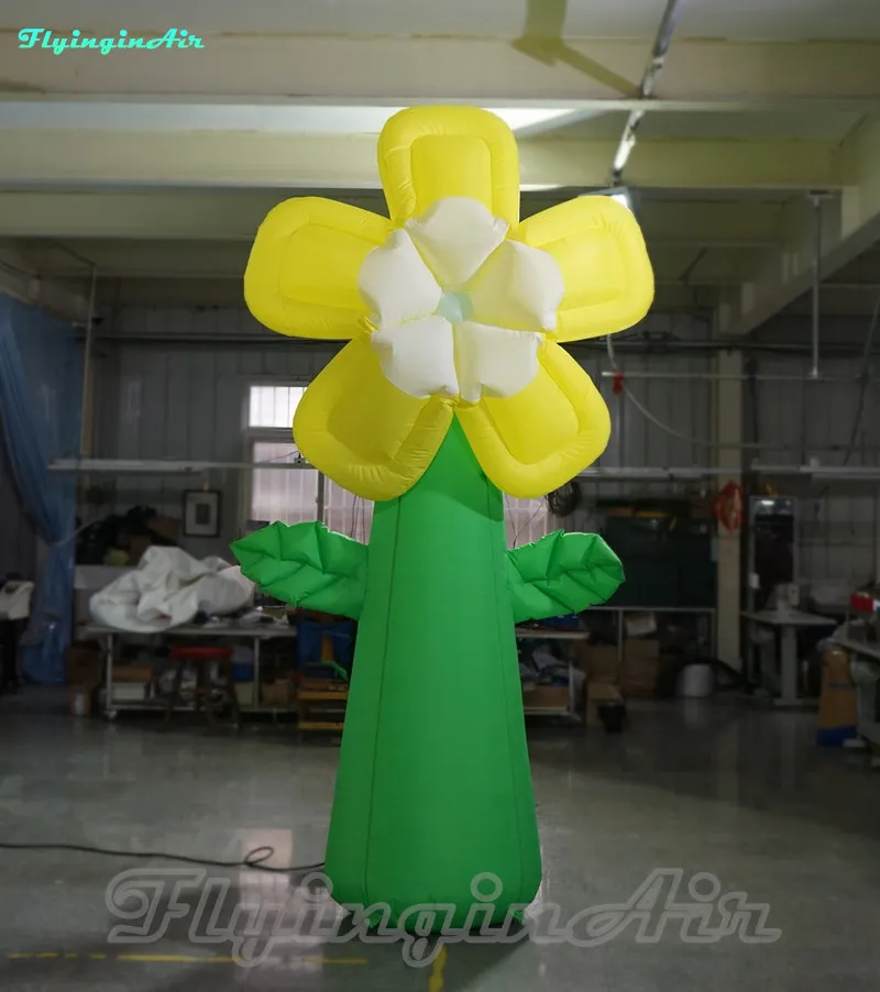 Customized 3m Multicolor Flower Inflatable Sunflower For Event/Stage ...