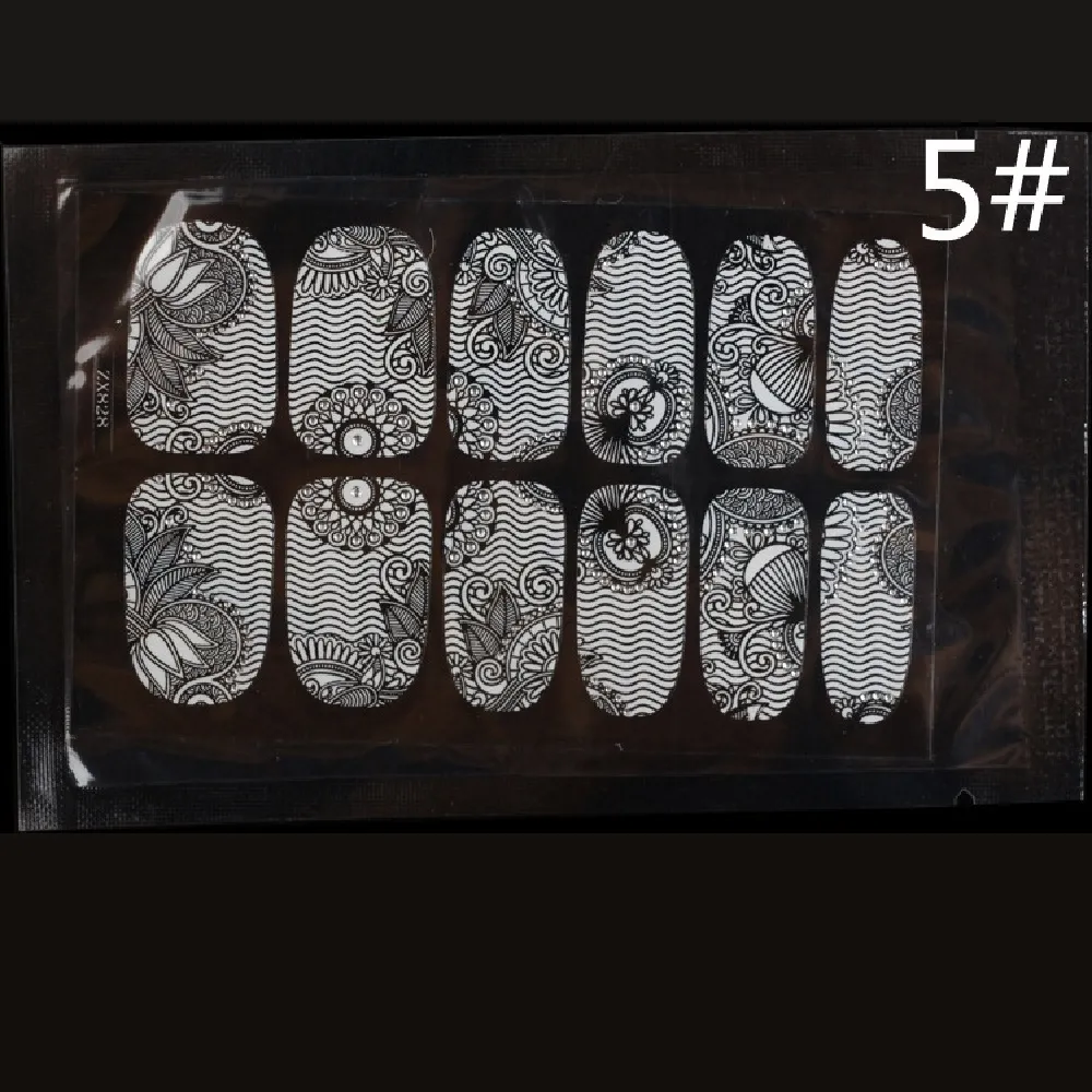 Long-Lasting White Lace Nail Art Decals: Transparent Nail Stickers for ...