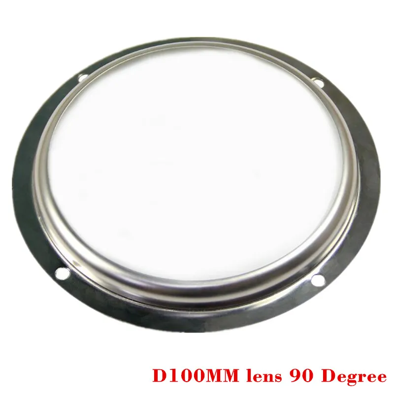 90 Degree Angle Clamp 100mm Glass Lens: High Bay Lamp Reflector For LED ...