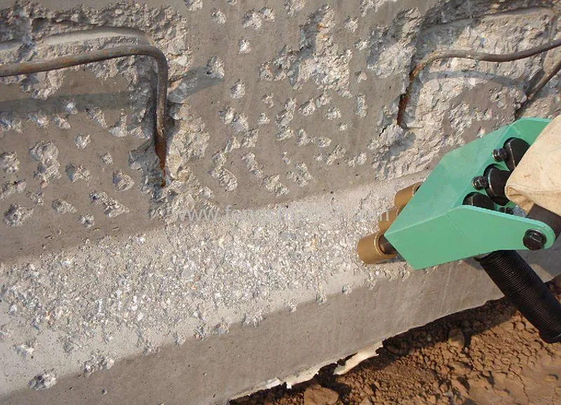 Pneumatic Rough Chisel 3 Head Air Concrete Chiseling Tool For Wall ...