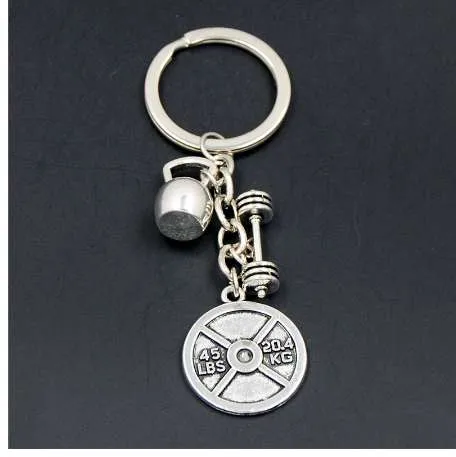 DHgate.com:Gym Kettle Bell Charm Keychain: Fitness Motivation for ...