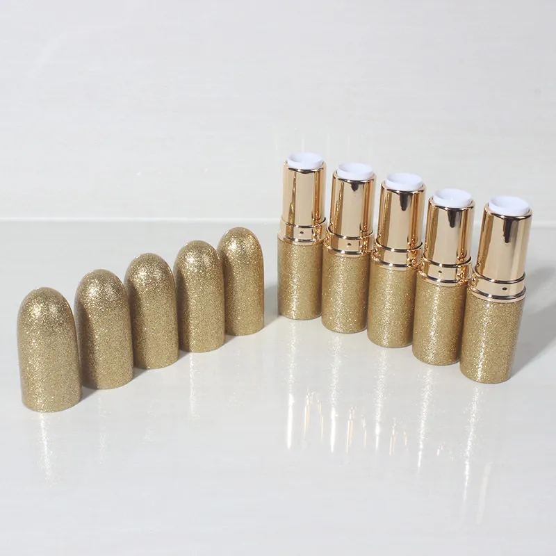 Bullet Shape Lip Balm Tubes Empty Lipstick Packaging Tubes 12.1mm Inner ...