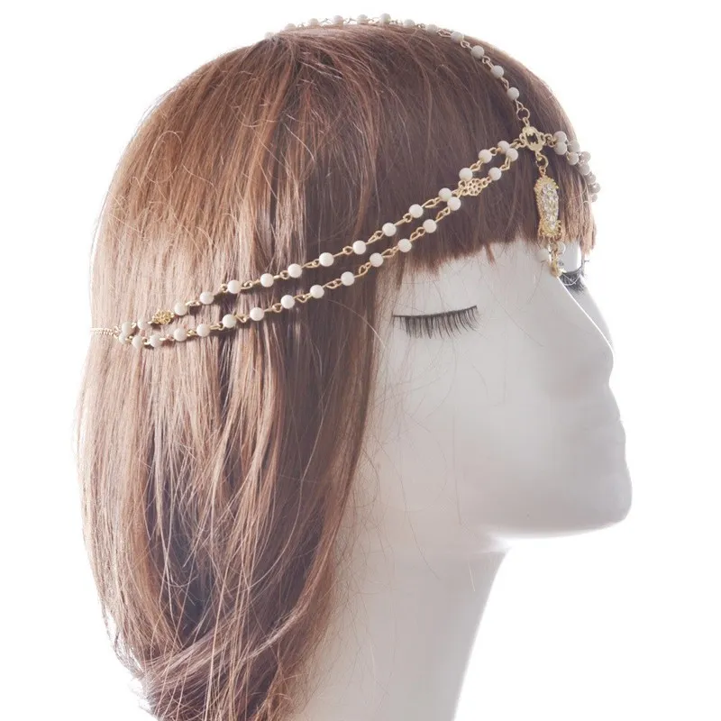Bride Hair Decoration Women Tassel Headbands Hair Jewelry Indian Boho