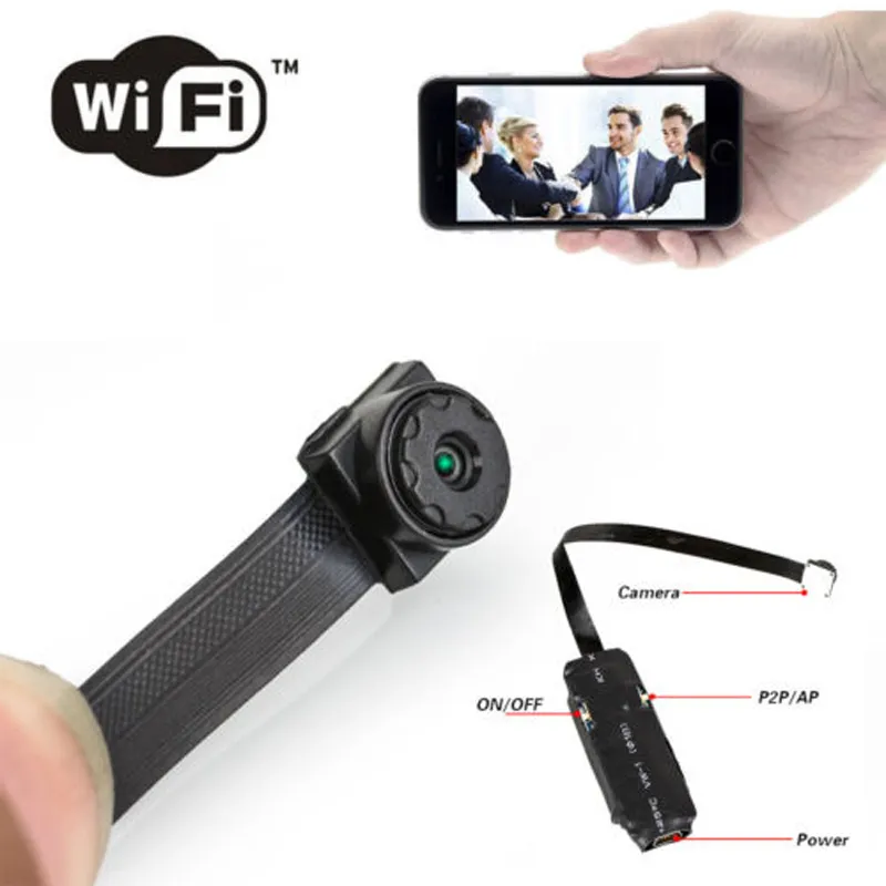Mini WiFi P2P Network Camera DVR DIY Module IP Cam Detection Camera ...