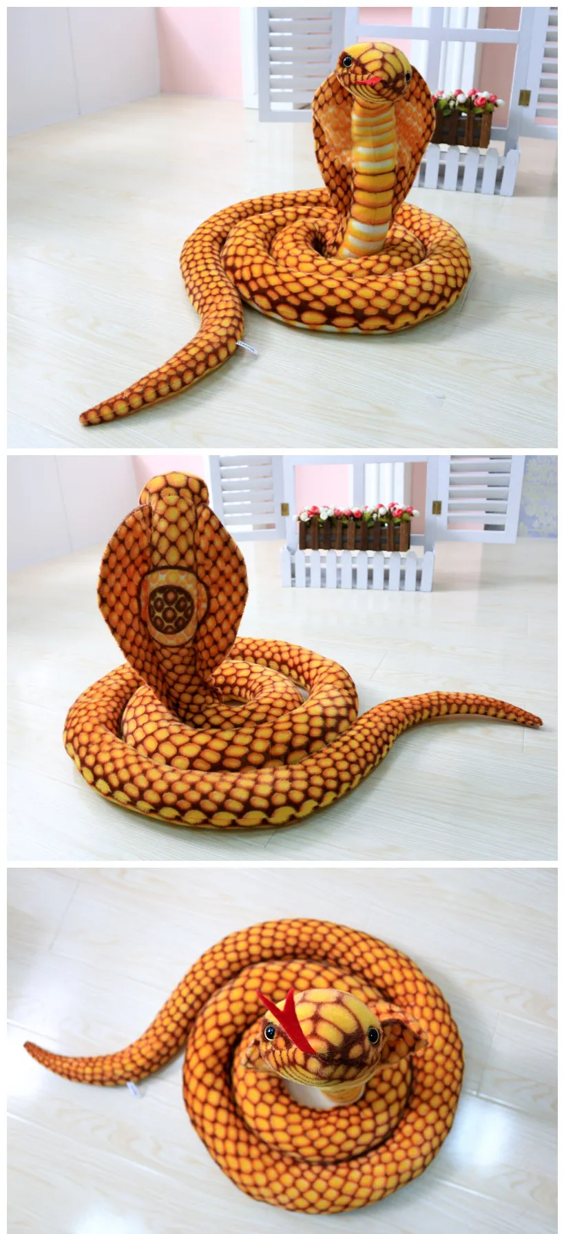 Extra Large Plush Toy Snake Soft Toys Stuffed Animals Birthday Gifts ...
