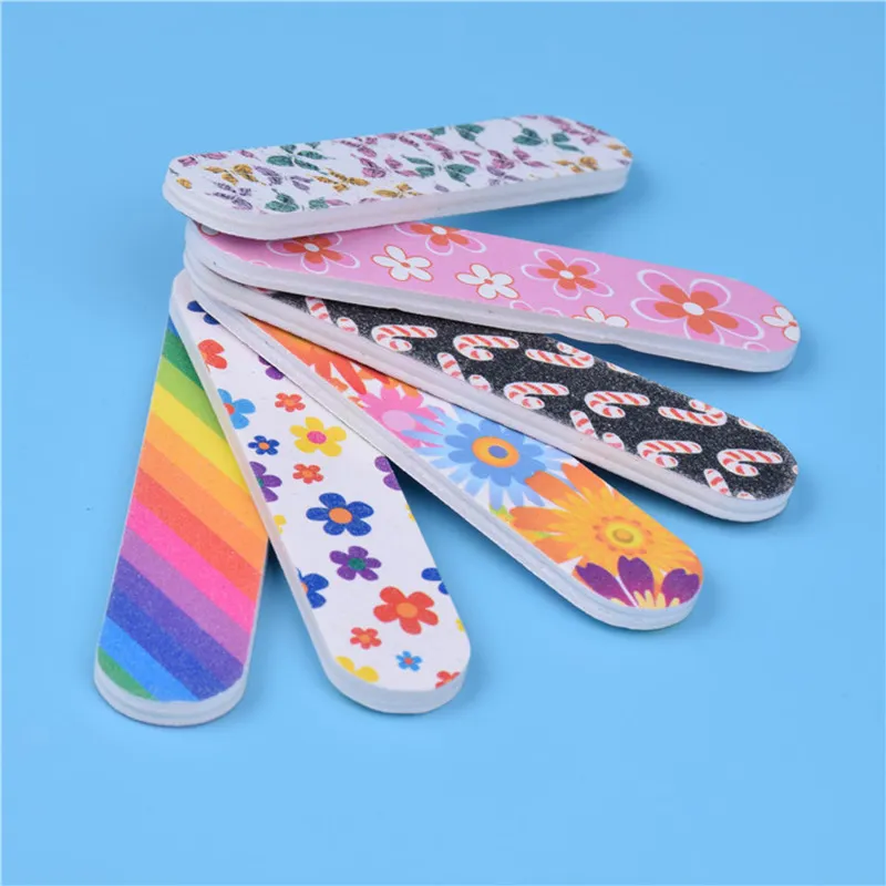 Disposable Double Sided Cute Nail Files Set With Pedicure Rasp Mini ...