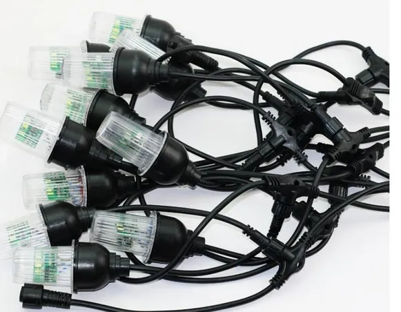 5M 10 LED Flashing String Lights - Waterproof Strobe Twinkle Bulbs for ...