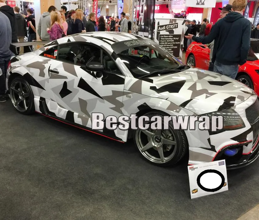 Arctic Camo Vinyl Car Wrap Film | Snow Arctic Camouflage Sticker ...