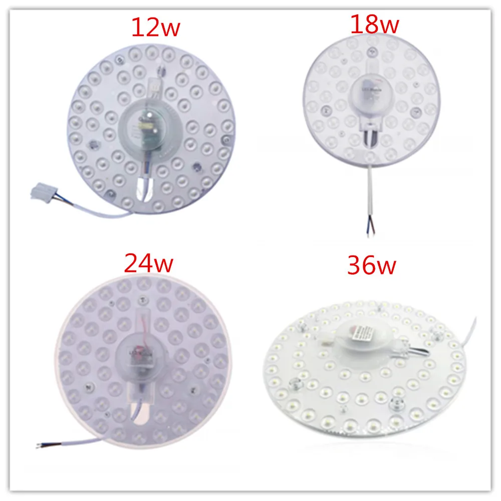 LED Ceiling Light Module With Magnetic Base 12W/18W, 24W / 36W Circular ...