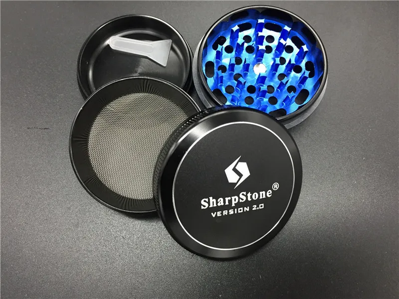 Sharpstone Version 2.0 Grinder Aluminium Alloy Herb Grinders Tobacco Crusher Grinder 4Layers 2 ...