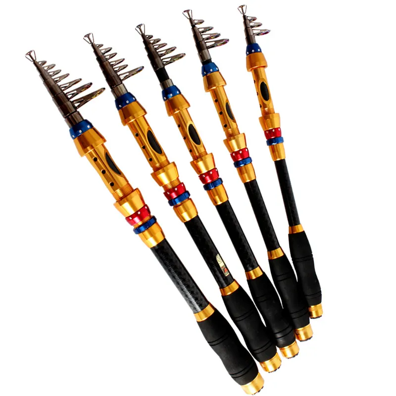 DHgate.com:1.8-3.6m Carbon Fiber Telescopic Fishing Rod, Portable ...