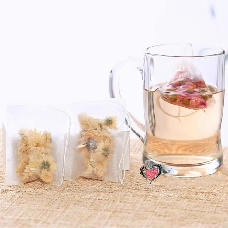 68cm Empty Seal Tea Bags, Yin Single Drawstring Non-Woven Lotus Leaf ...