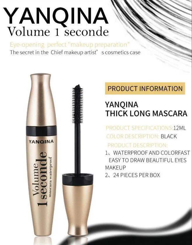 Beauty Makeup Mascara Long And Thick Waterproof Roll Tab Extension Of ...