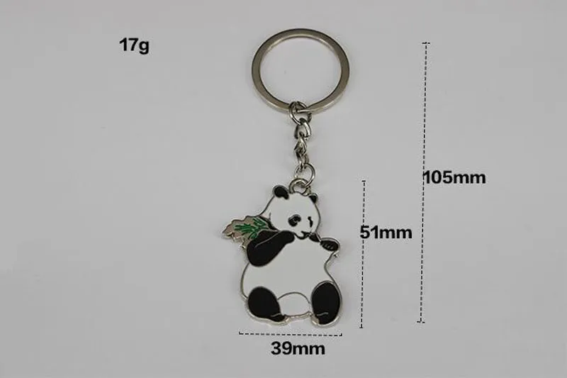 Zinc Jewelry Panda Keychain National Treasure Souvenir Keyring, Cute ...