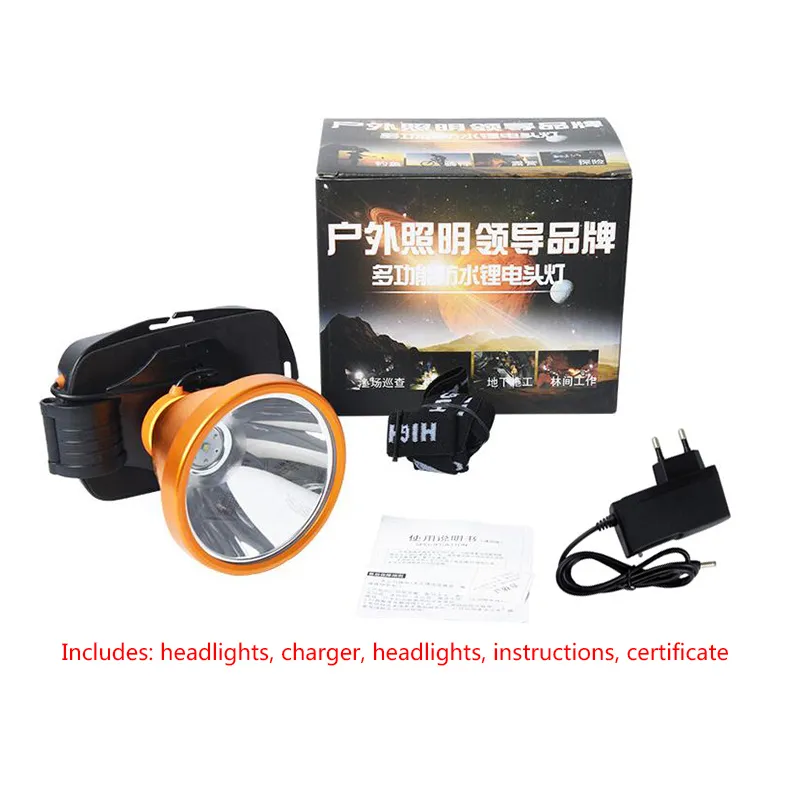 DHgate.com:High-Power Rechargeable LED Headlamp with USB Charging for ...