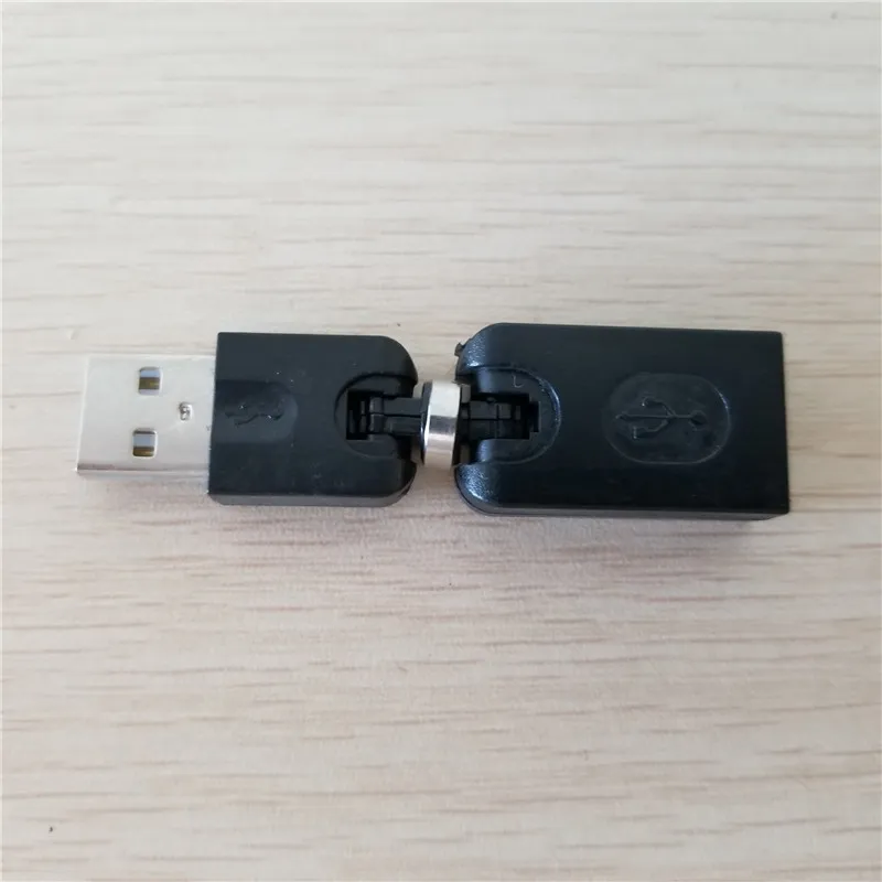360° Rotating USB 2.0 Swivel Usb To Jack Adapter With Type A Male To ...