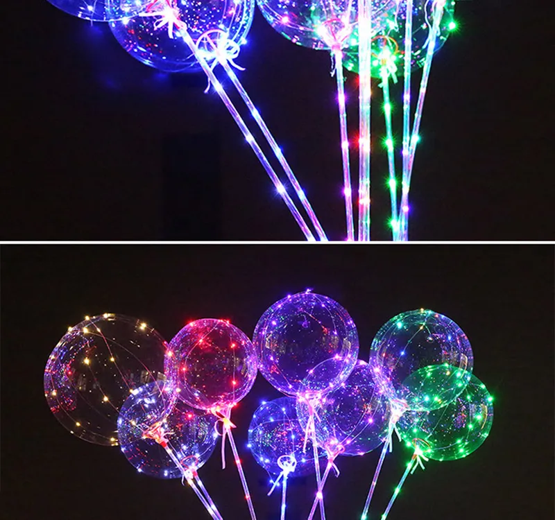 New BoBo Balls Safety Air Atmosphere Inflation Wave LED Line String ...