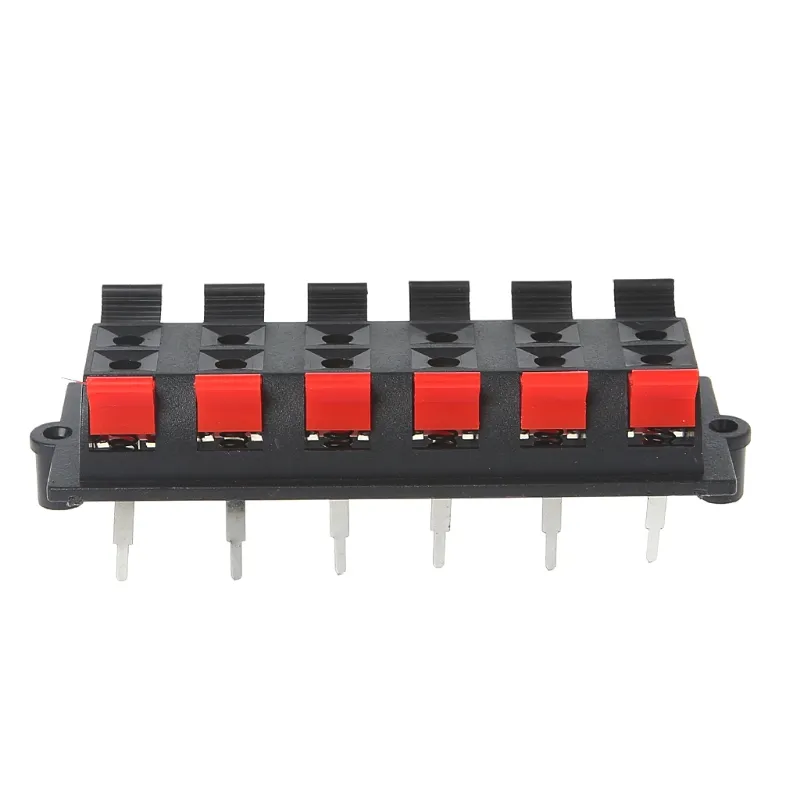Stereo Terminal Strips Tegg 4-Position Push Release S - 10-Pack Stereo ...